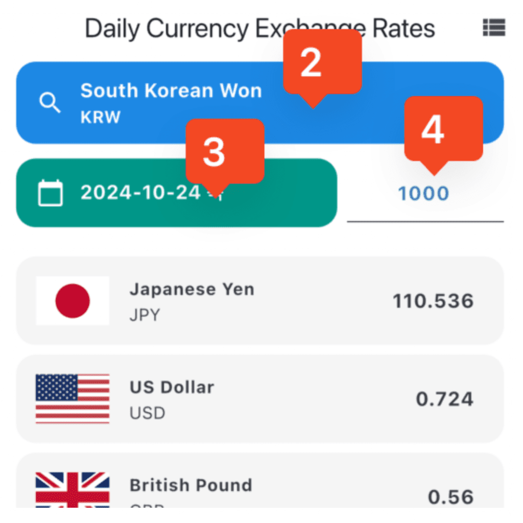 How to Check Exchange Rates for Multiple Countries - HydroponicGlass App En